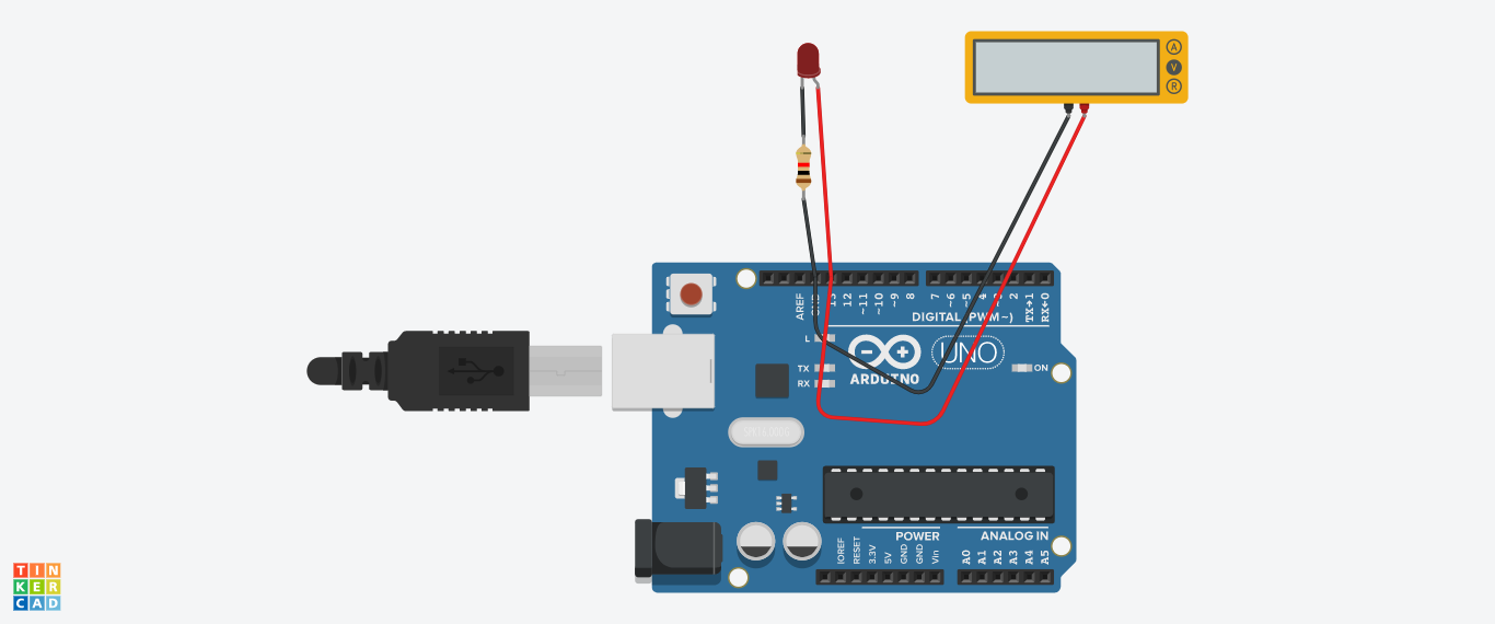 Blinking An Led With Arduino Using Tinkercad Harvey Labis Abiagador 
